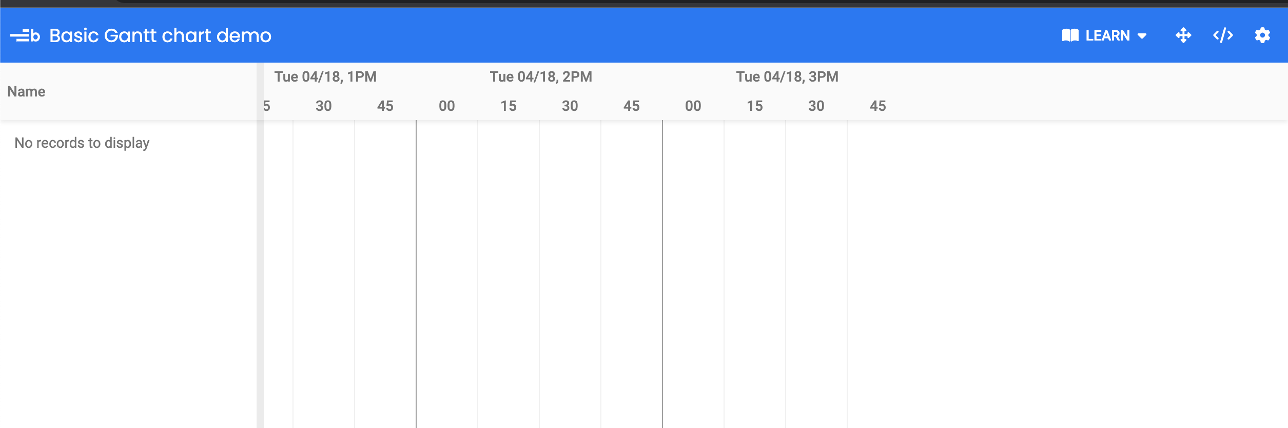 Timeline breaks when scroll if custom `viewPreset` used with empty data · Issue #6607 · bryntum ...