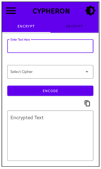 GitHub - vaibhav1308/cypheron: Cypheron uses some of the basic cipher ...