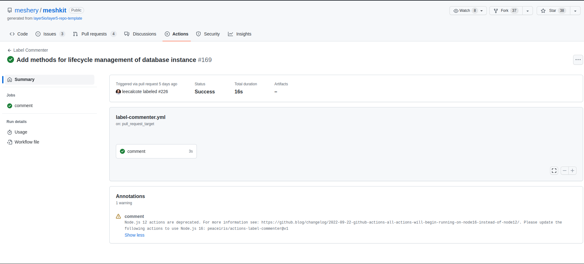 update gh workflows to ubuntu version 22.04 and label-commenter issue · Issue #246 · meshery ...