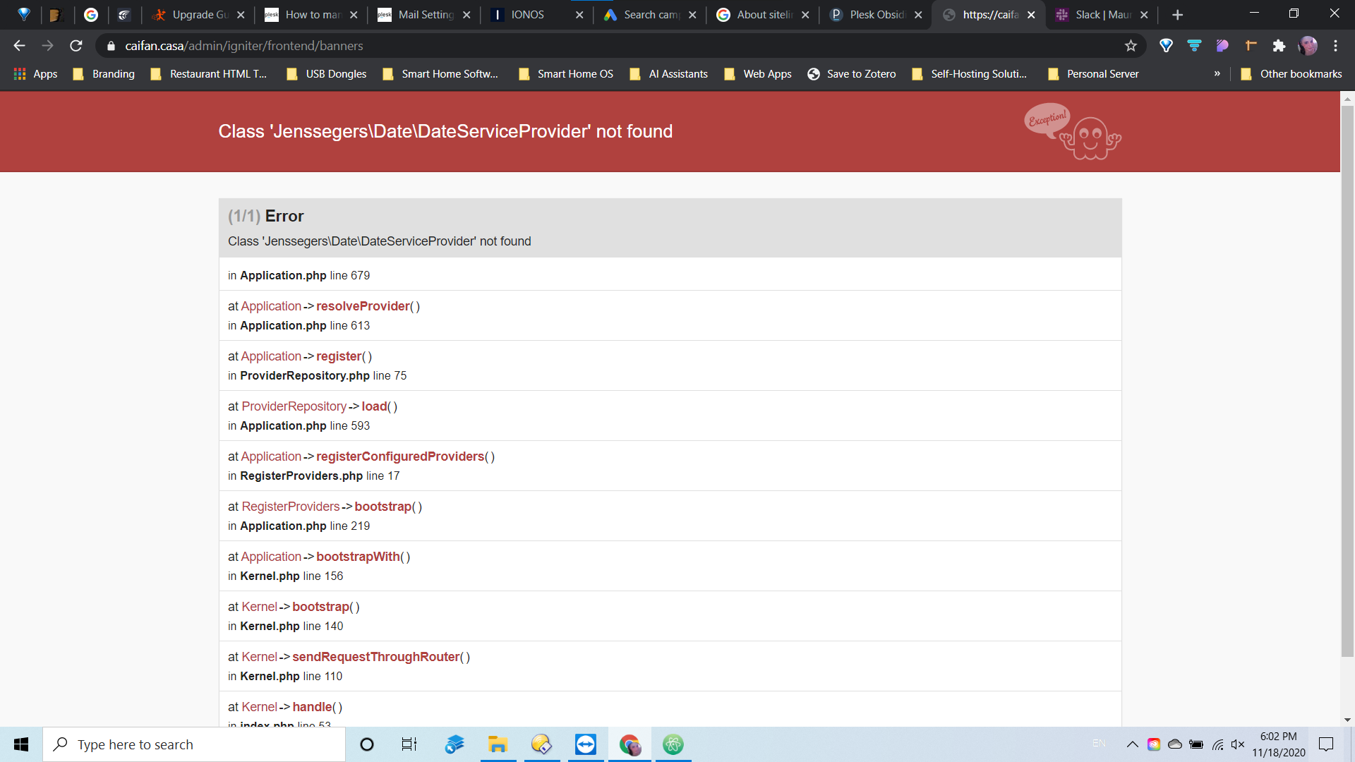 Error after trying to update · Issue #597 · tastyigniter/TastyIgniter · GitHub