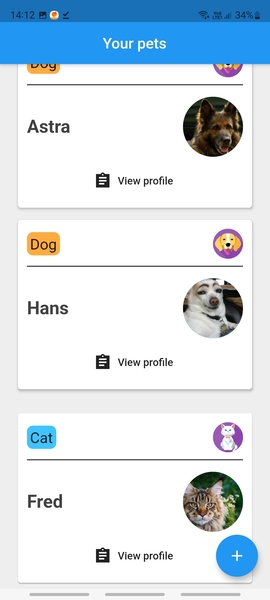 GitHub - Verduttio/Pet-app: Pet app helps with taking care of your pet ...