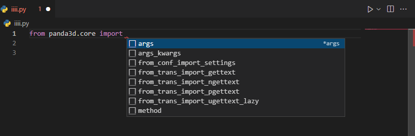 Pylance does not recognize panda3d Modules and can not import contents of them · Issue #2934 ...