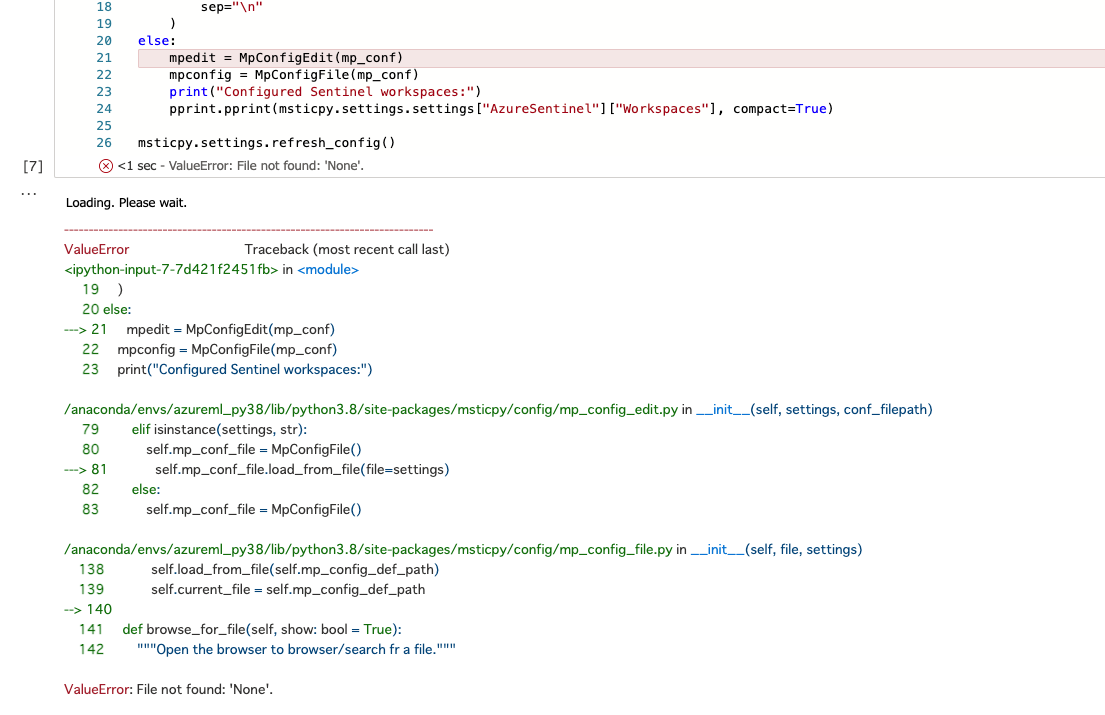 Error in the MS Sentinel ML First Steps Guide · Issue #392 · microsoft ...