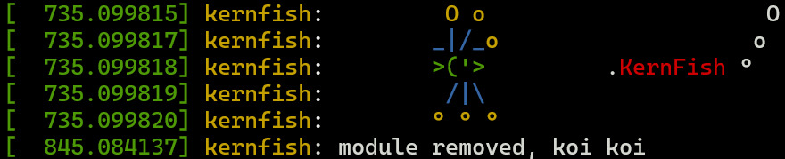 GitHub - 0xyy66/kernfish: Simple kernel module that printk a fish