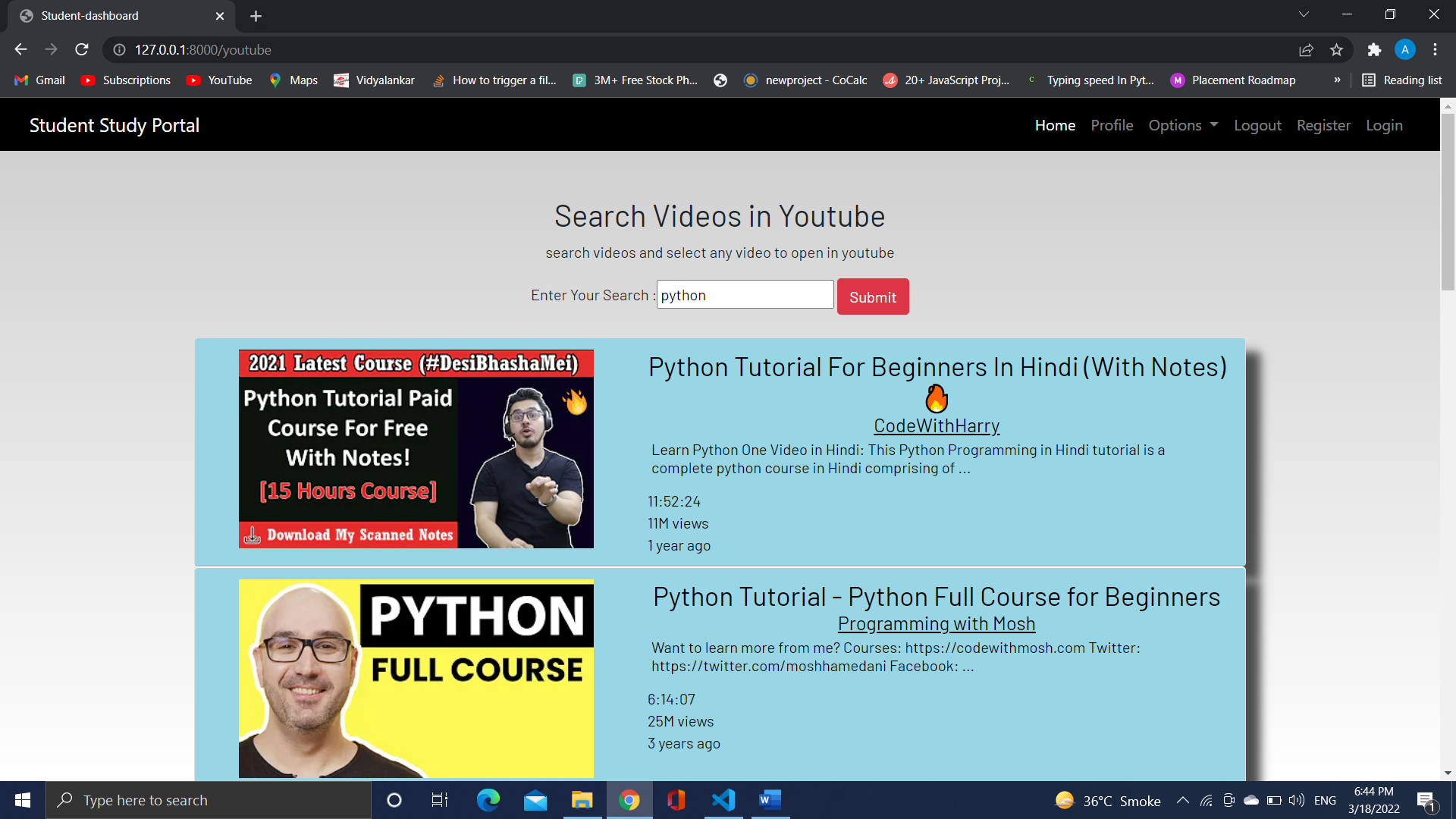 GitHub - ameyrajmane/Study-Portal