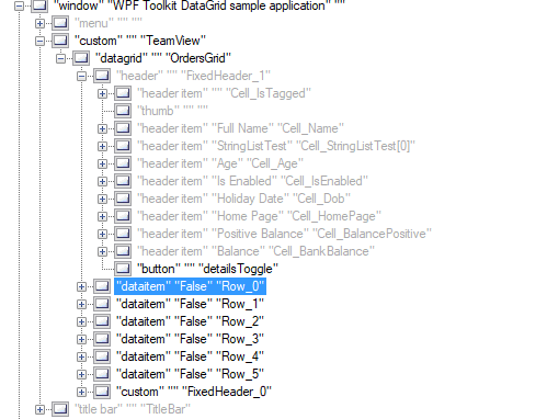 UI Automation problems in the DataGridControl in 3.3 · Issue #1289 · xceedsoftware/wpftoolkit ...