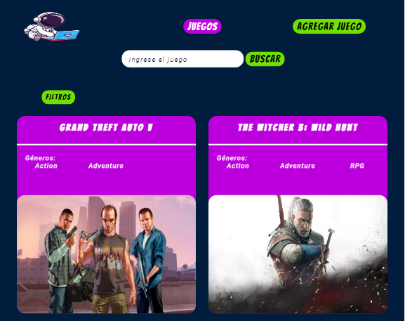 GitHub - francopizzi/videogamesAppLocalHost