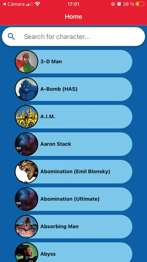 GitHub - francopizzi/MarvelApp