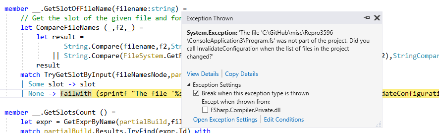 [ Framework Projects] Ide Is Confused About The Last File To Compile · Issue 3596 · Dotnet