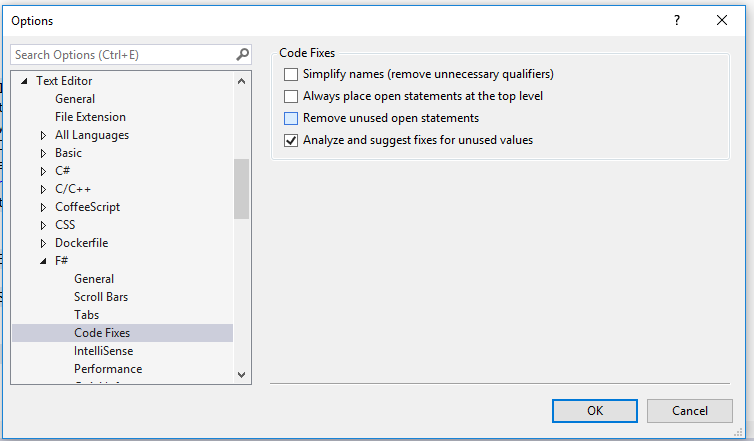 Unused Opens Diagnostic analyser is very slow in large files · Issue #4488 · dotnet/fsharp · GitHub