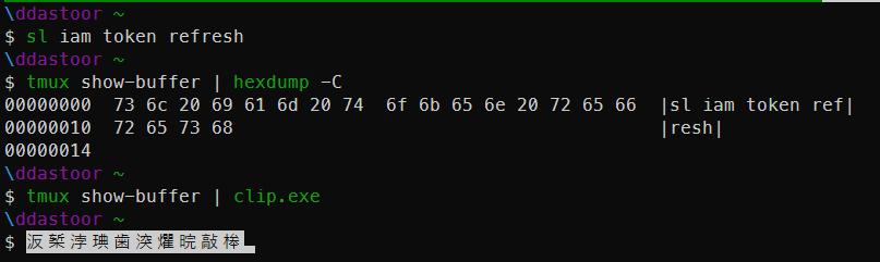 Incorrect content copied from terminal (Japanese Toothpaste?) · Issue ...