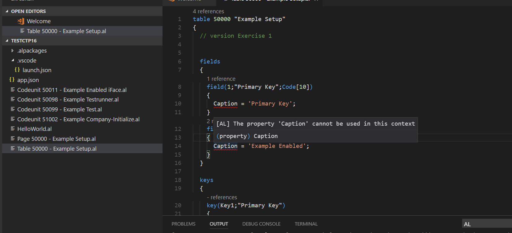 Caption · Issue #906 · microsoft/AL · GitHub