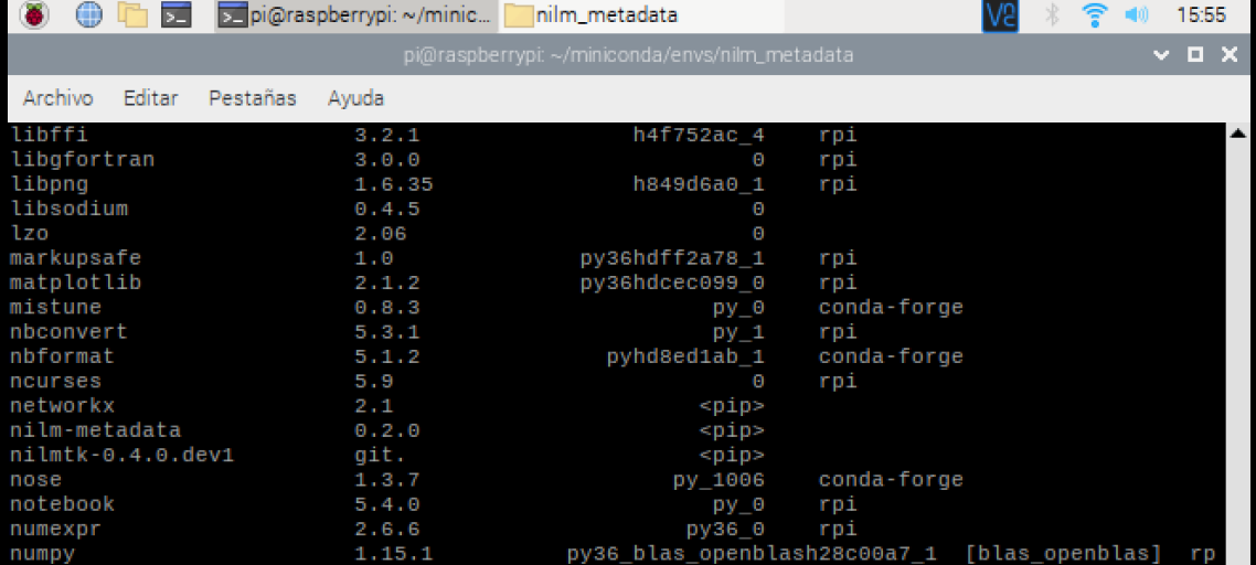 NILMTK on Raspberry Pi: it is possible to install NILMTK on an architecture like Raspberry Pi 3b ...