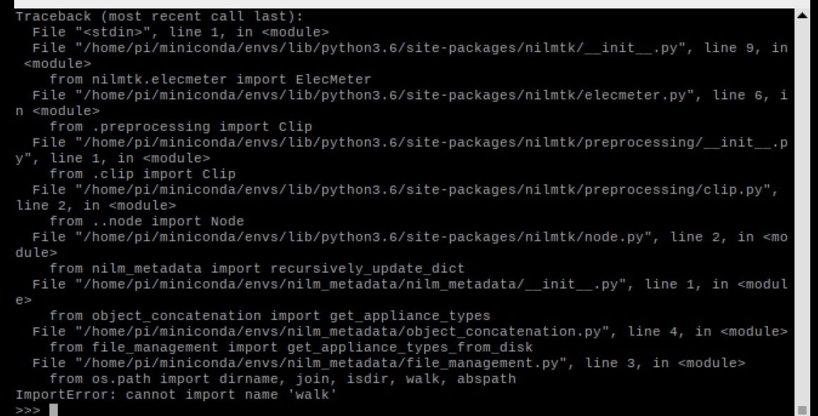 NILMTK on Raspberry Pi: it is possible to install NILMTK on an architecture like Raspberry Pi 3b ...