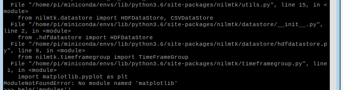 NILMTK on Raspberry Pi: it is possible to install NILMTK on an architecture like Raspberry Pi 3b ...