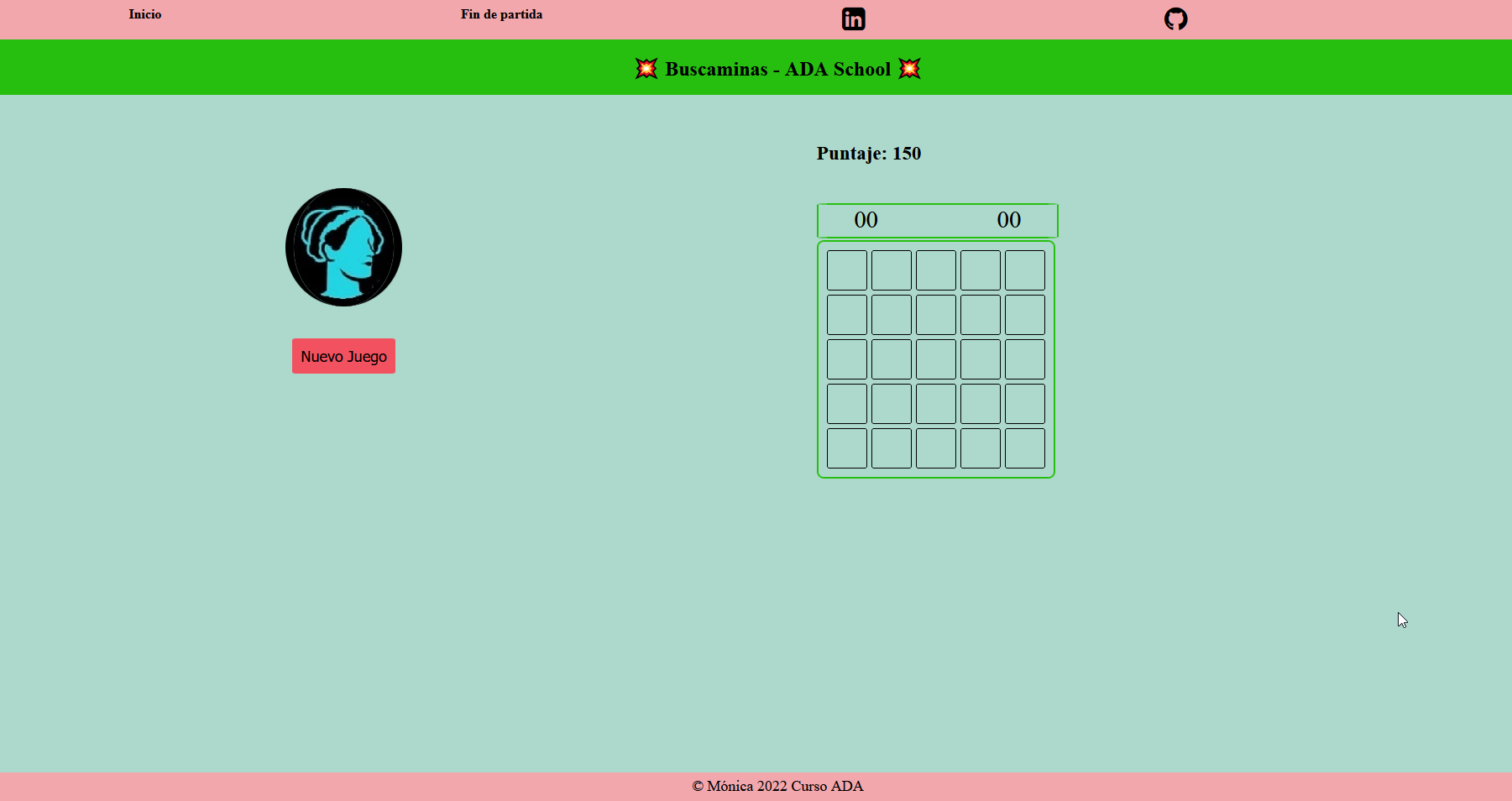 GitHub - AlbiaqueMonica/CursoADABuscaminas: Proyecto introductorio Desarrollo Web Curso ADA ...