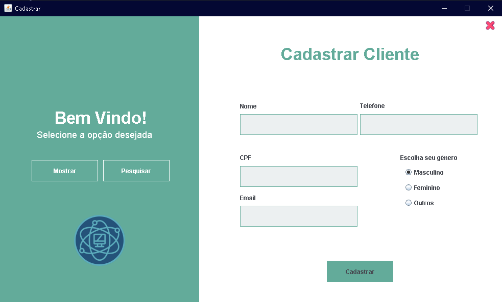 GitHub - lucasrealdev/CadastroClienteJava: um sistema simples em java para cadastrar um cliente