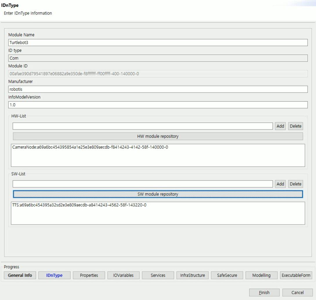 로봇 모듈을 위한 공통정보모델 입력기 - informationModel/commonModules GitHub Wiki
