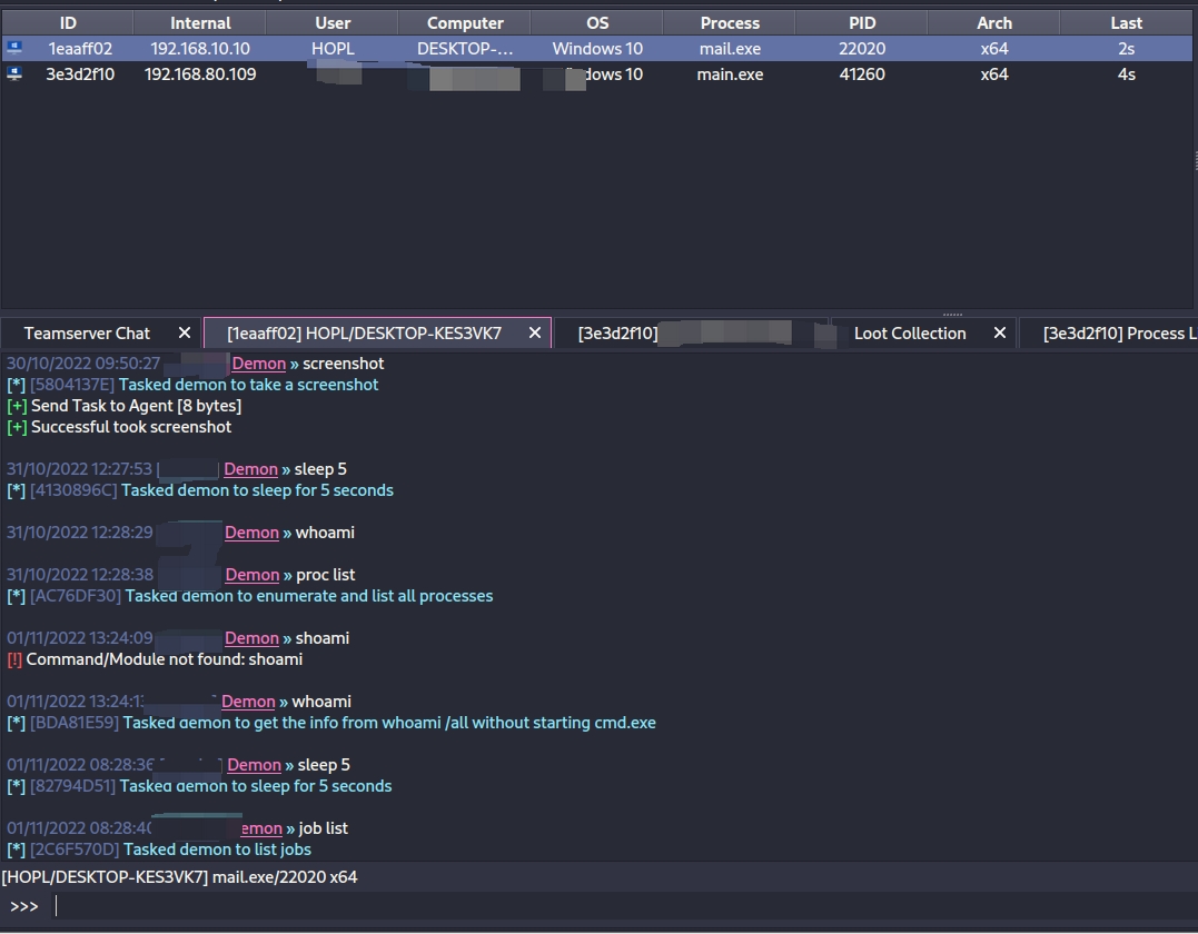 [Teamserver-Client--Bug]: Teamserver。Quit directly without exception · Issue #201 ...