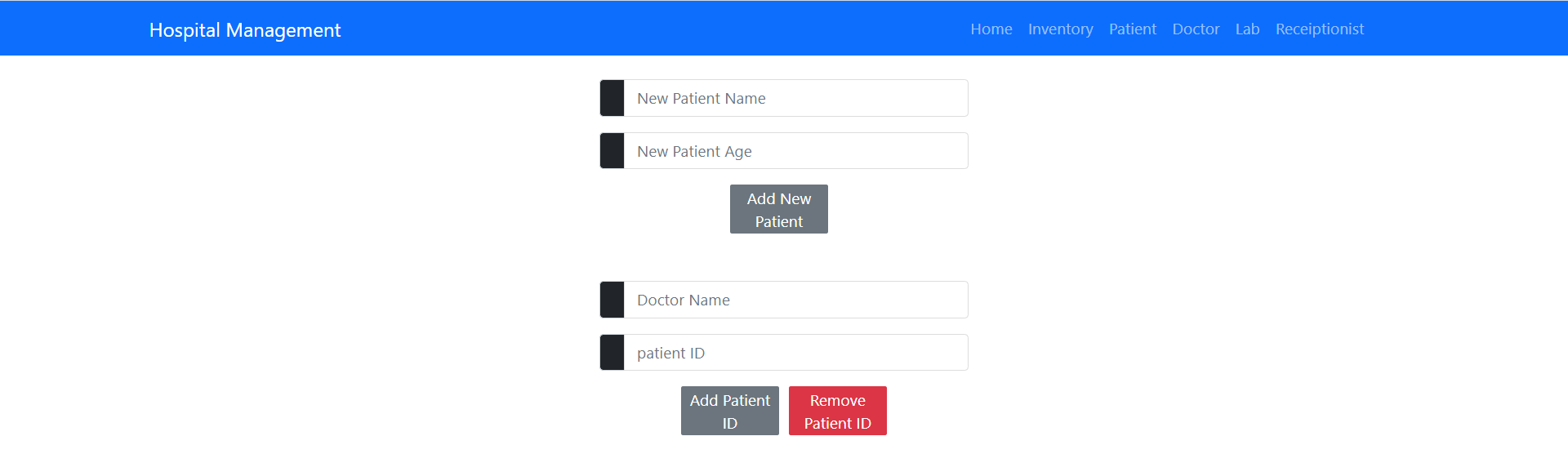 GitHub - Parth-Jain-2002/Hospital-Management: Hospital management system that streamlines a ...
