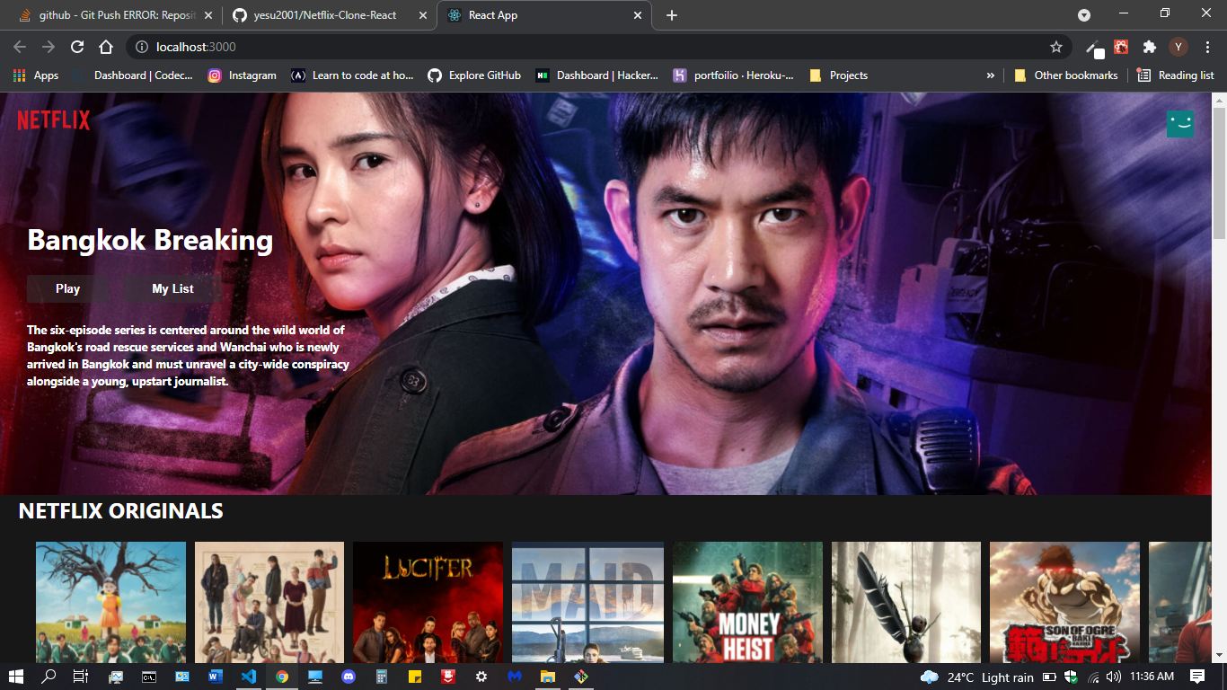 Github Yesu2001 Netflix Clone React