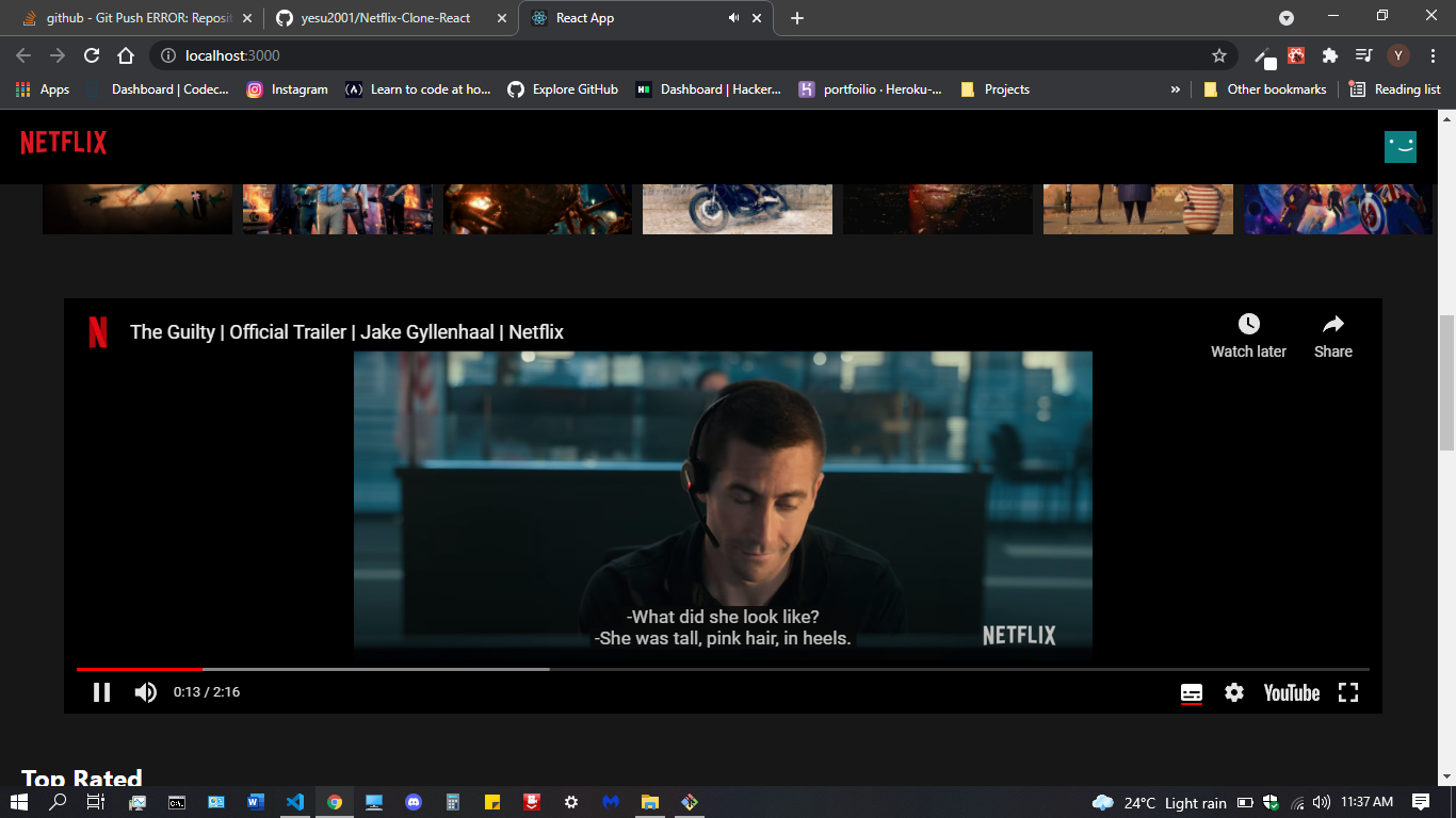 GitHub - yesu2001/Netflix-Clone-React