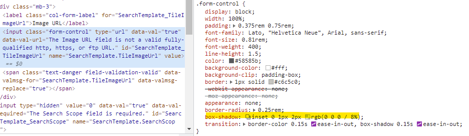 Bootstrap 5: Inset box-shadow for Input/Select · Issue #2899 · telerik/kendo-themes · GitHub