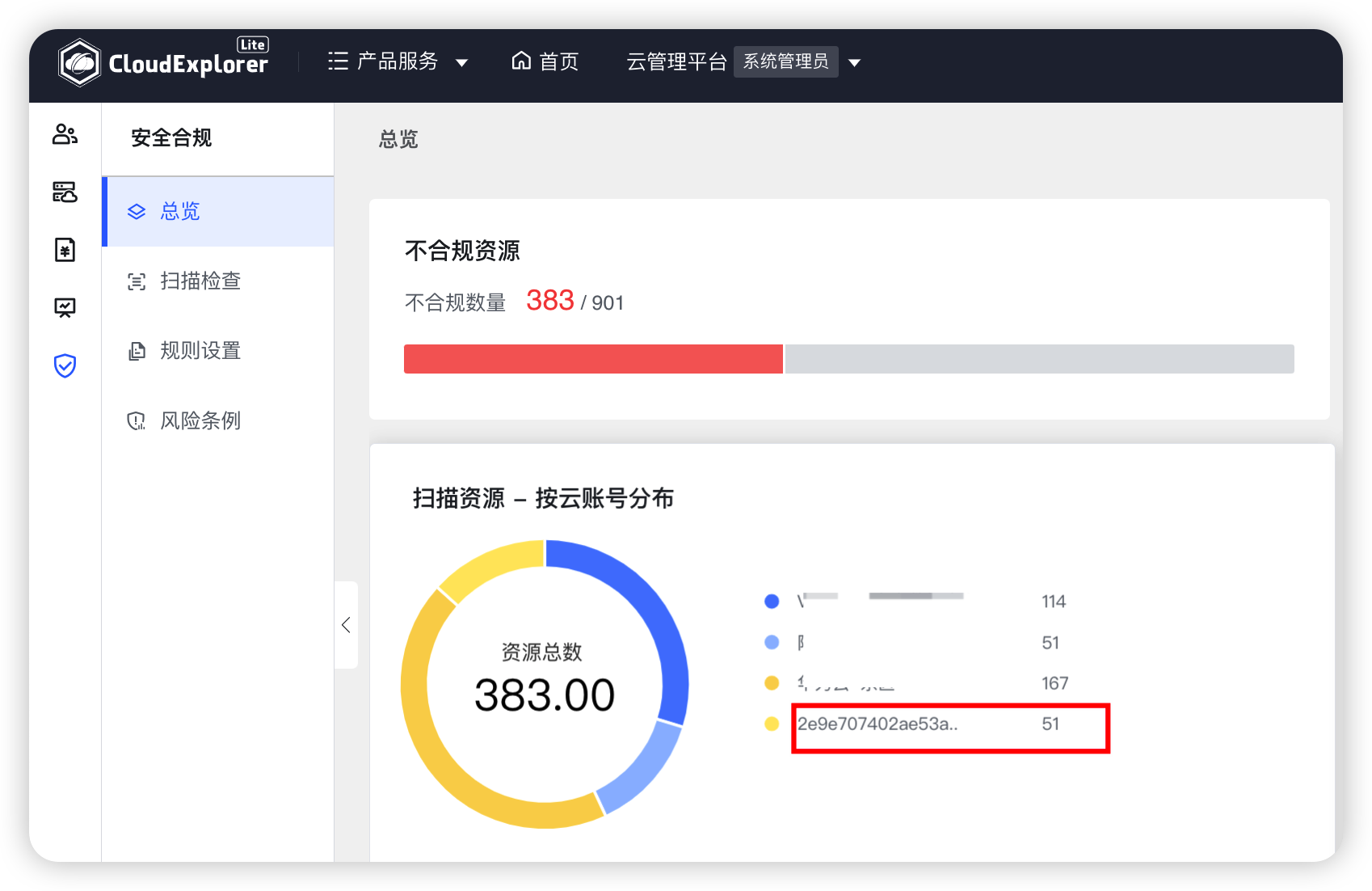 [bug][安全合规][阿里云][总览]删除云账号后，安全合规中的数据没有同步清理掉（对应之前提交关闭的 65） · Issue 179