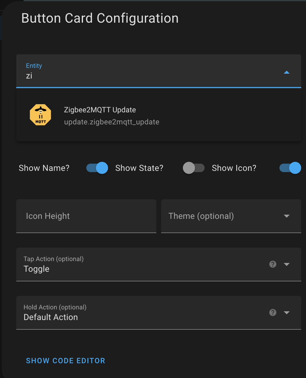 Cannot 'see' Zigbee entities in HA Dashboard · Issue #485 · zigbee2mqtt/hassio-zigbee2mqtt · GitHub