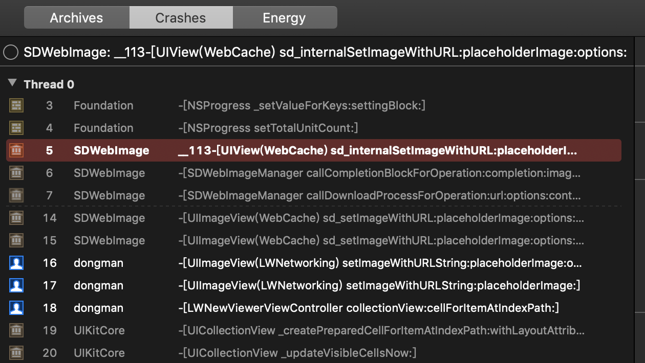 Frequently crashes in version 5.X · Issue #2755 · SDWebImage/SDWebImage ...