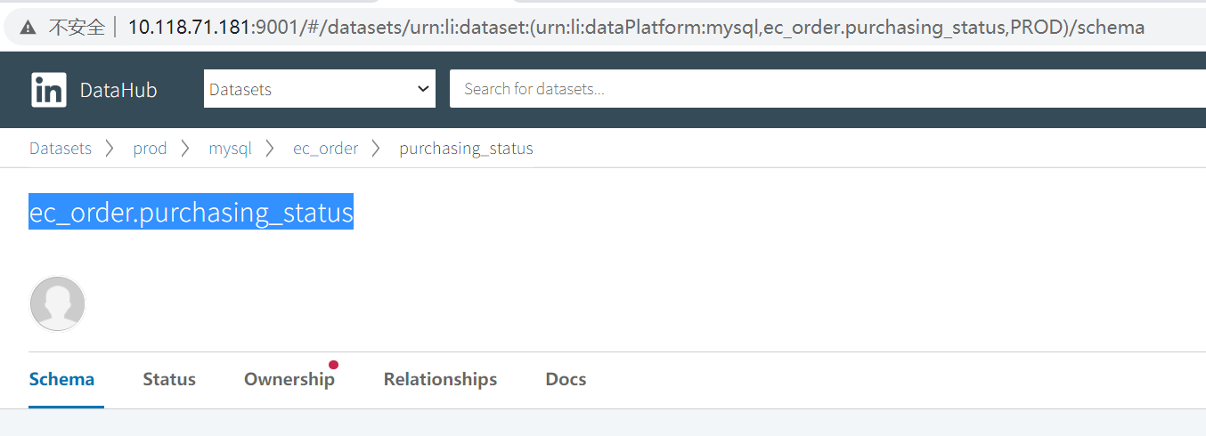 Why is there no the table structure metadata, after run mysql_etl.py · Issue #1953 · datahub ...