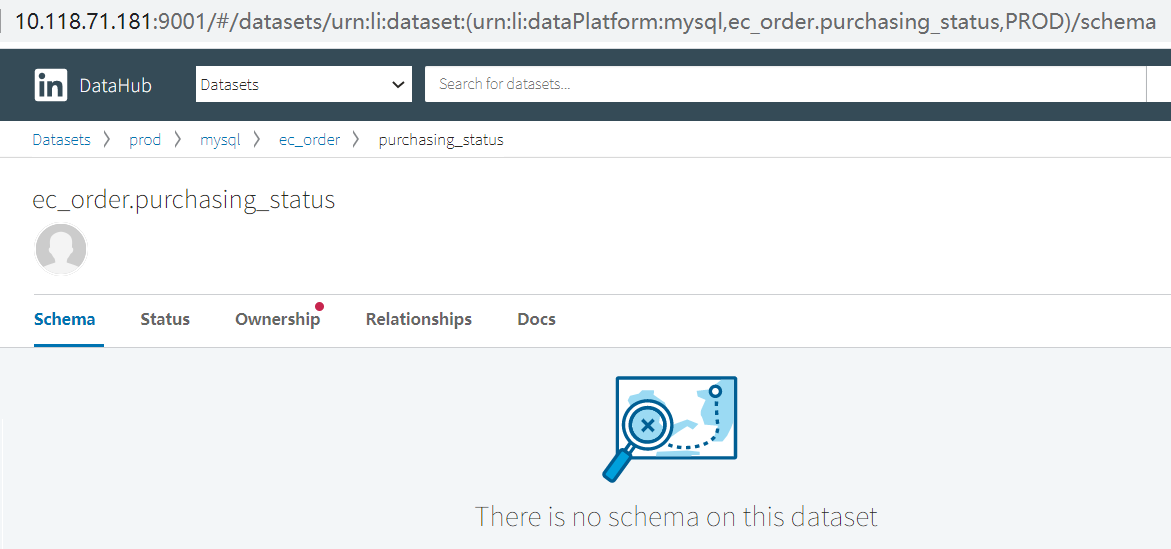 Why is there no the table structure metadata, after run mysql_etl.py · Issue #1953 · datahub ...