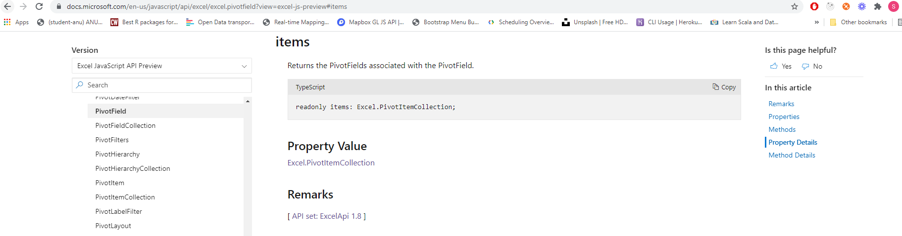 Pivot Field not loading a collection of pivot items · Issue #1033 · OfficeDev/office-js-docs ...