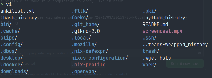 colored complete for files · Issue #9350 · fish-shell/fish-shell · GitHub