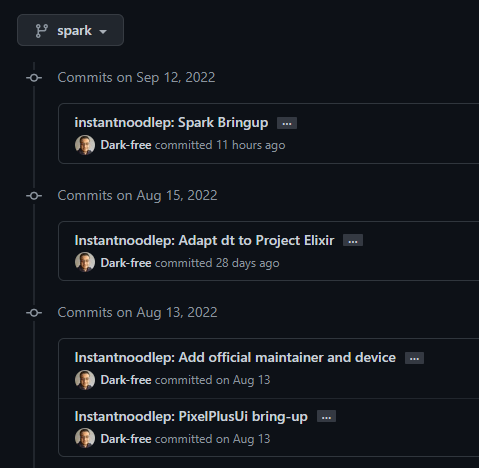 New maintainer · Issue #94 · Spark-Rom/official_devices · GitHub