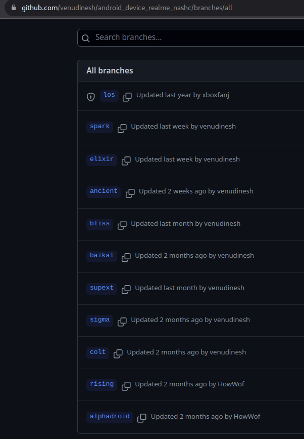 New maintainer for Realme 8 [Nashc] · Issue #150 · Spark-Rom/official_devices · GitHub
