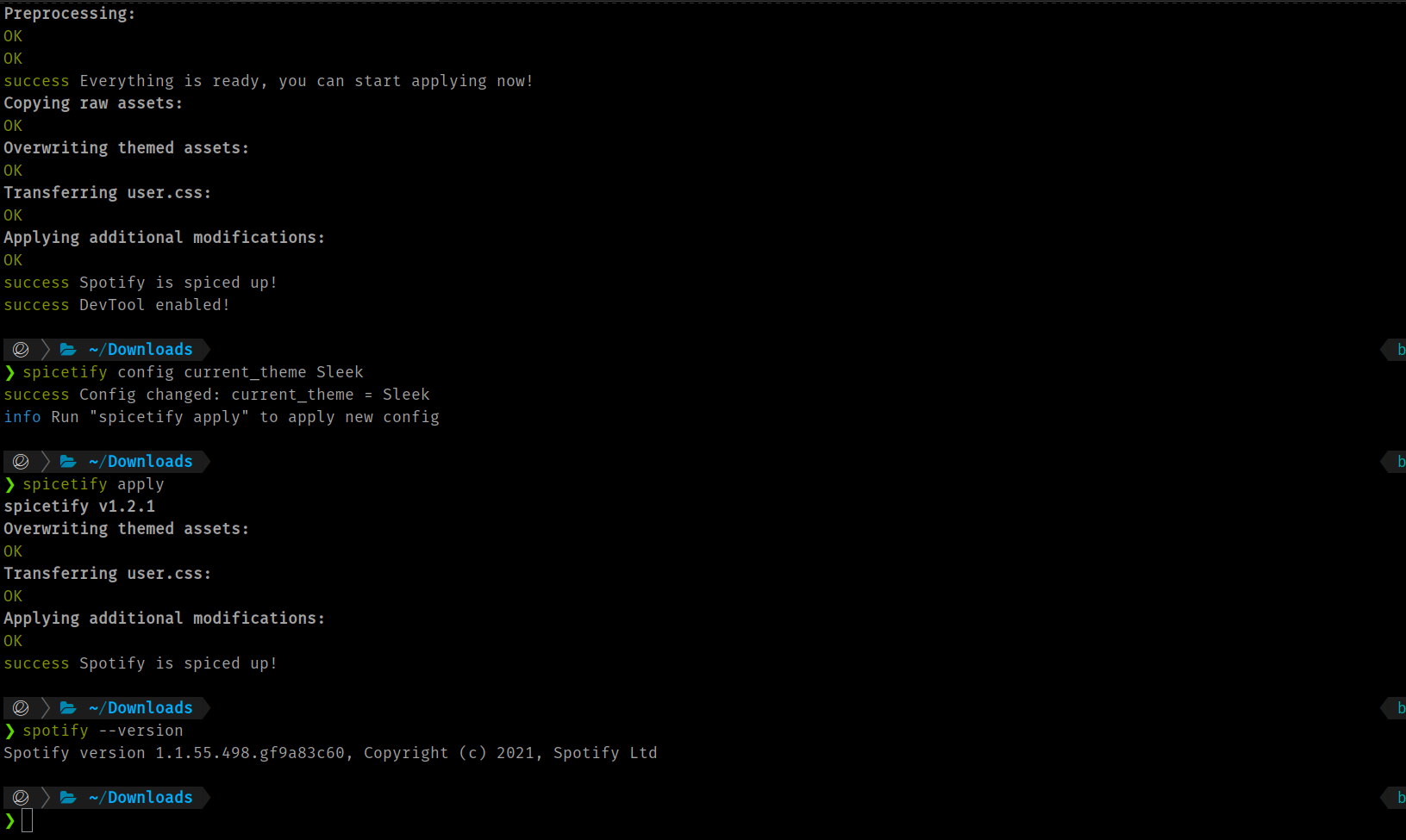 Themes aren't being apply · Issue #888 · spicetify/cli · GitHub