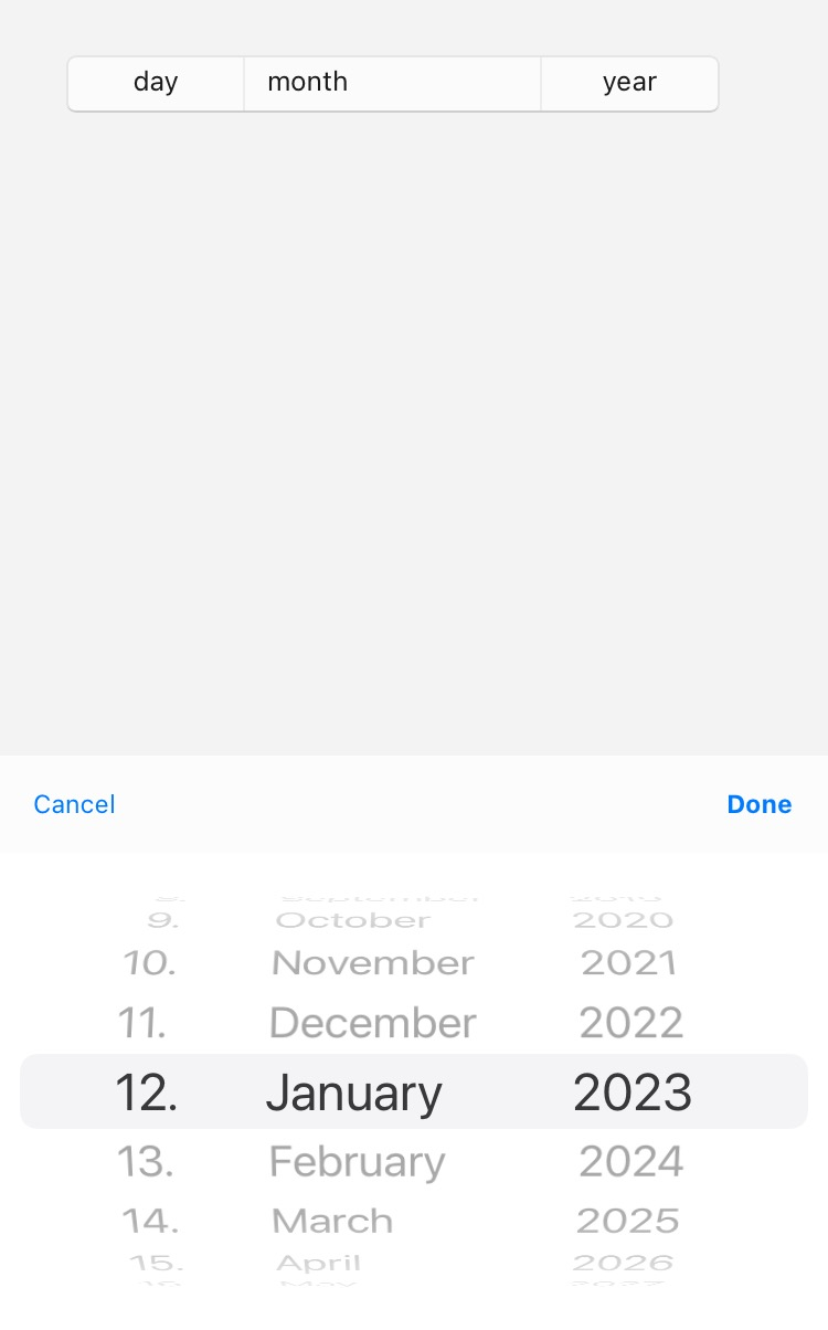 Ios `datepicker` Regression On Latest Pre Release Builds The Native Flyout Is Placed Next 9730