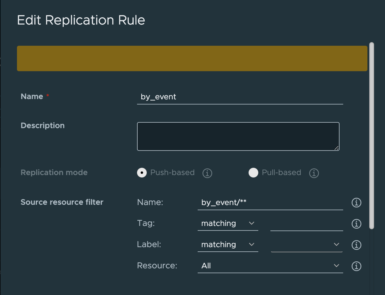 UI displays exception after replication rule edit cancel · Issue #16445 · goharbor/harbor · GitHub