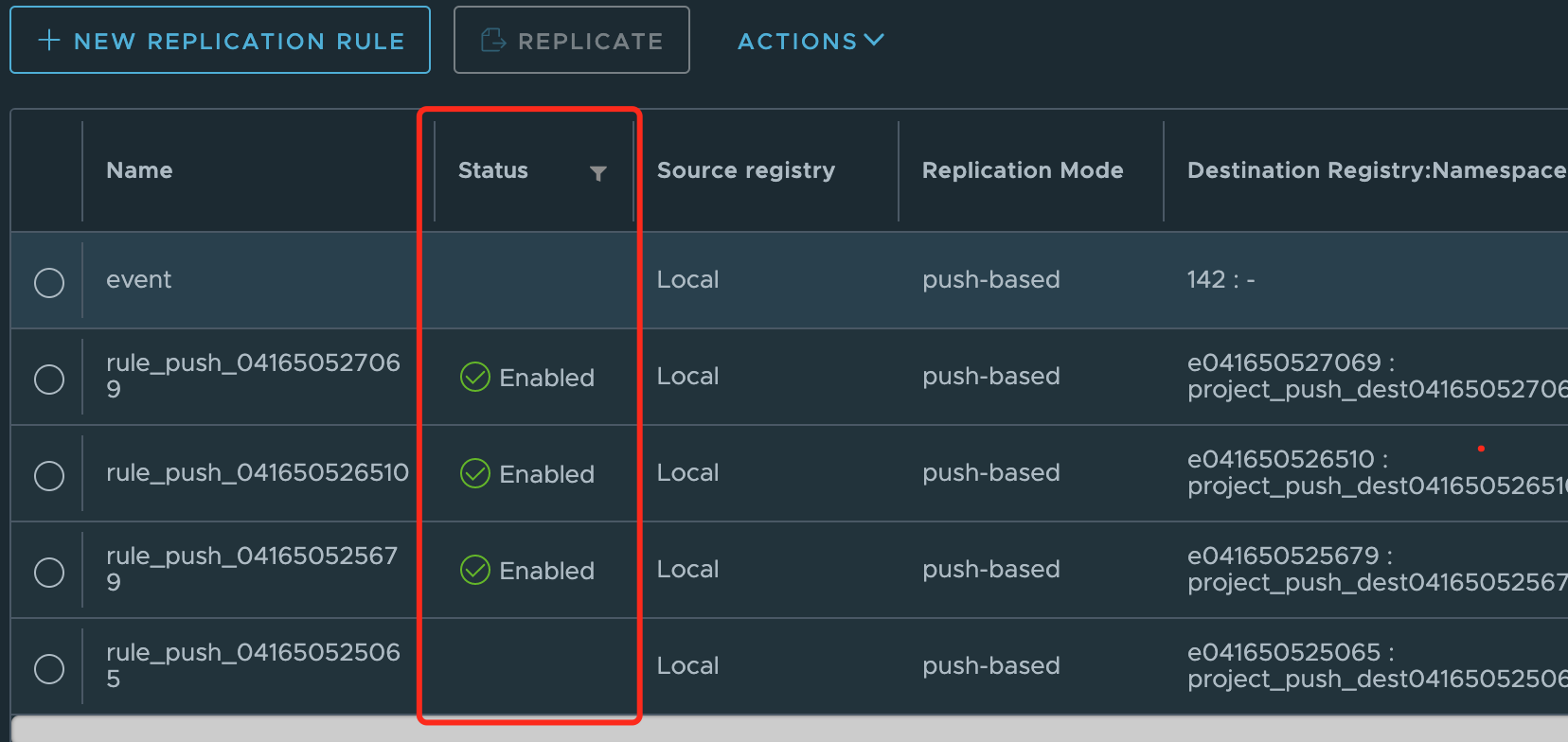 replications page enhancement · Issue #16743 · goharbor/harbor · GitHub