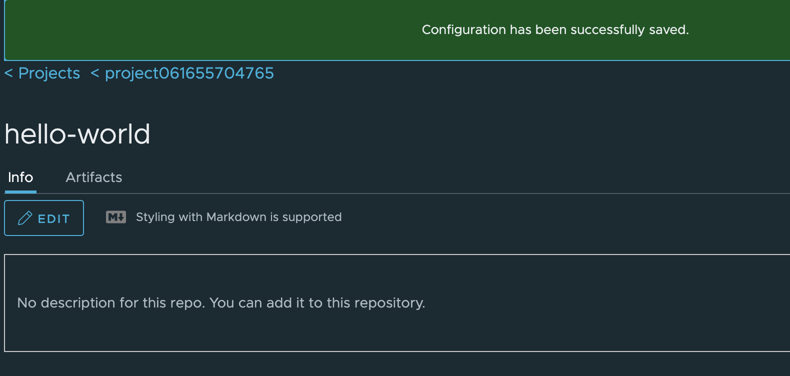Enable cache: Edit Repo Info issue · Issue #17038 · goharbor/harbor · GitHub