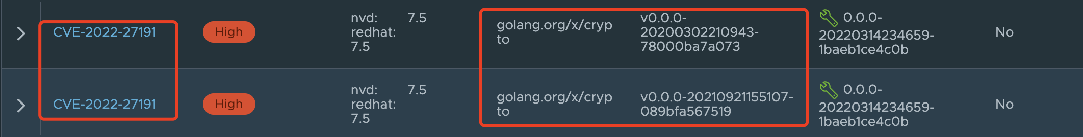 Add current version and fixed version columns in export CVE data csv_file · Issue #17187 ...