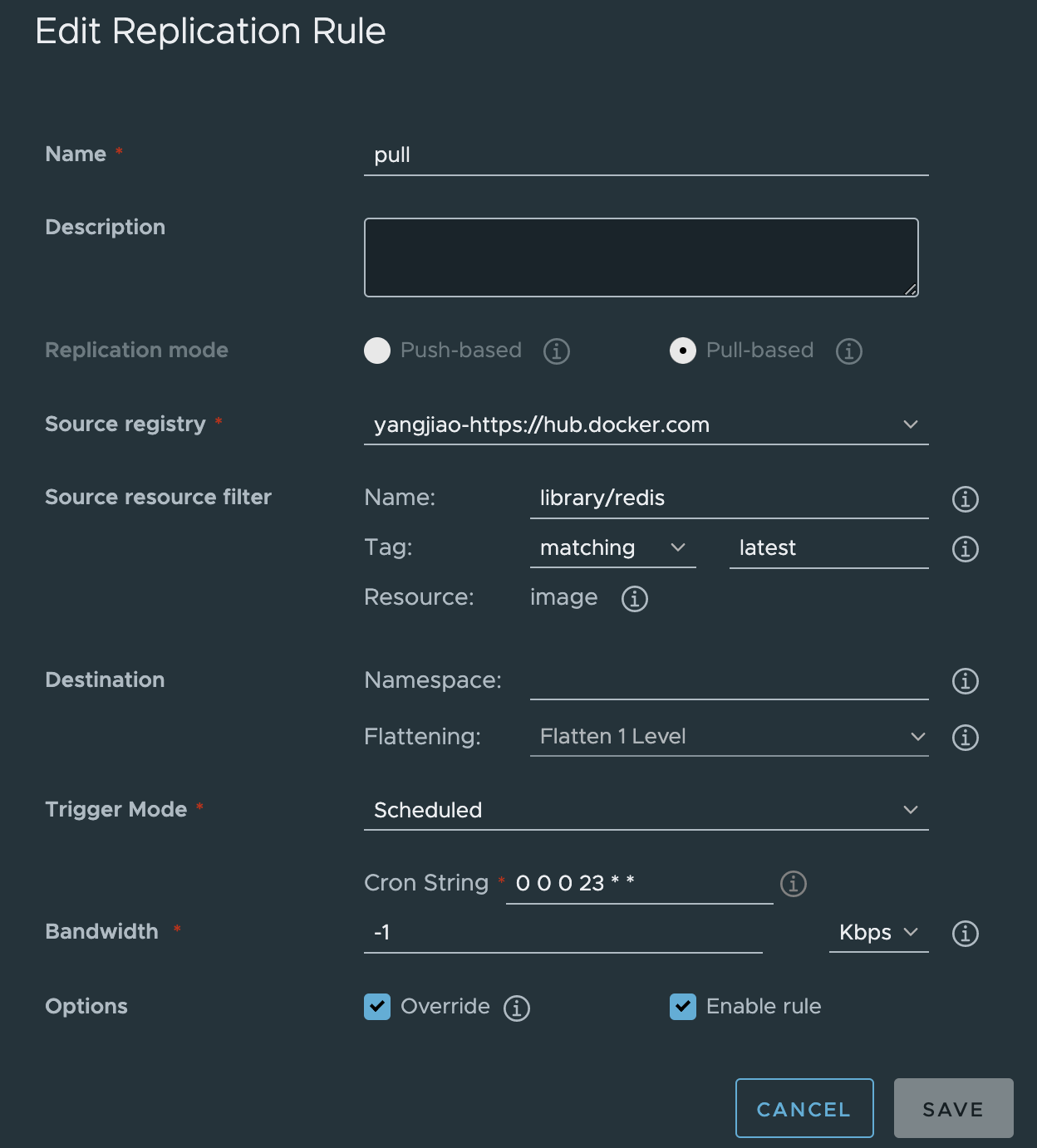 Job Service Dashboard RETENTION and P2P_PREHEAT and REPLICATION Schedule is displayed ...