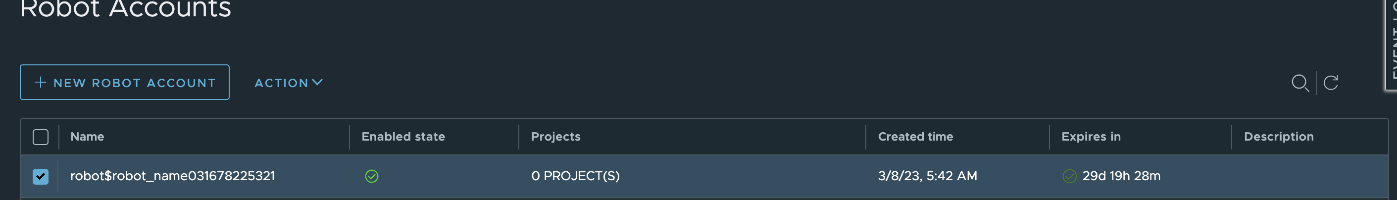 Failed to update robot account without permission · Issue #18320 · goharbor/harbor · GitHub