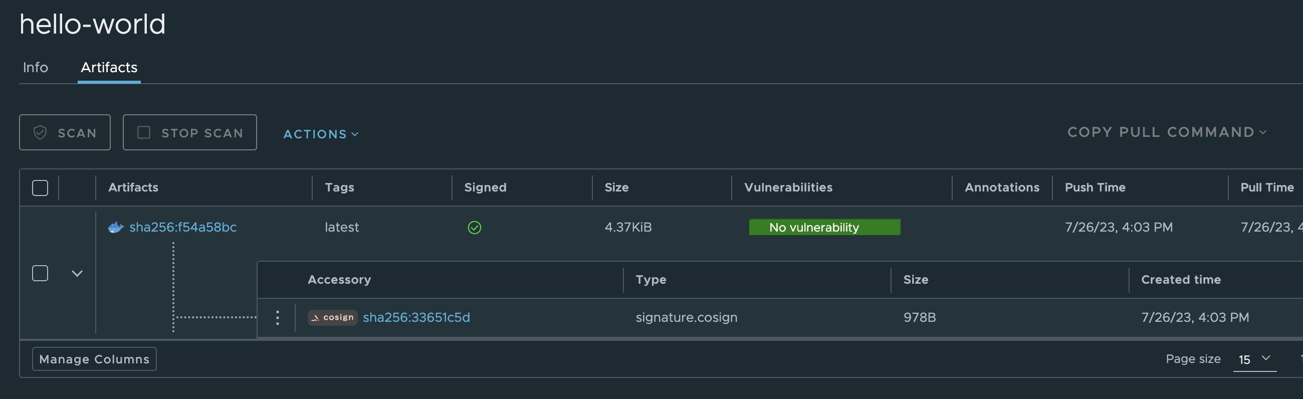 Should accessory be counted in Security Hub? · Issue #19020 · goharbor/harbor · GitHub