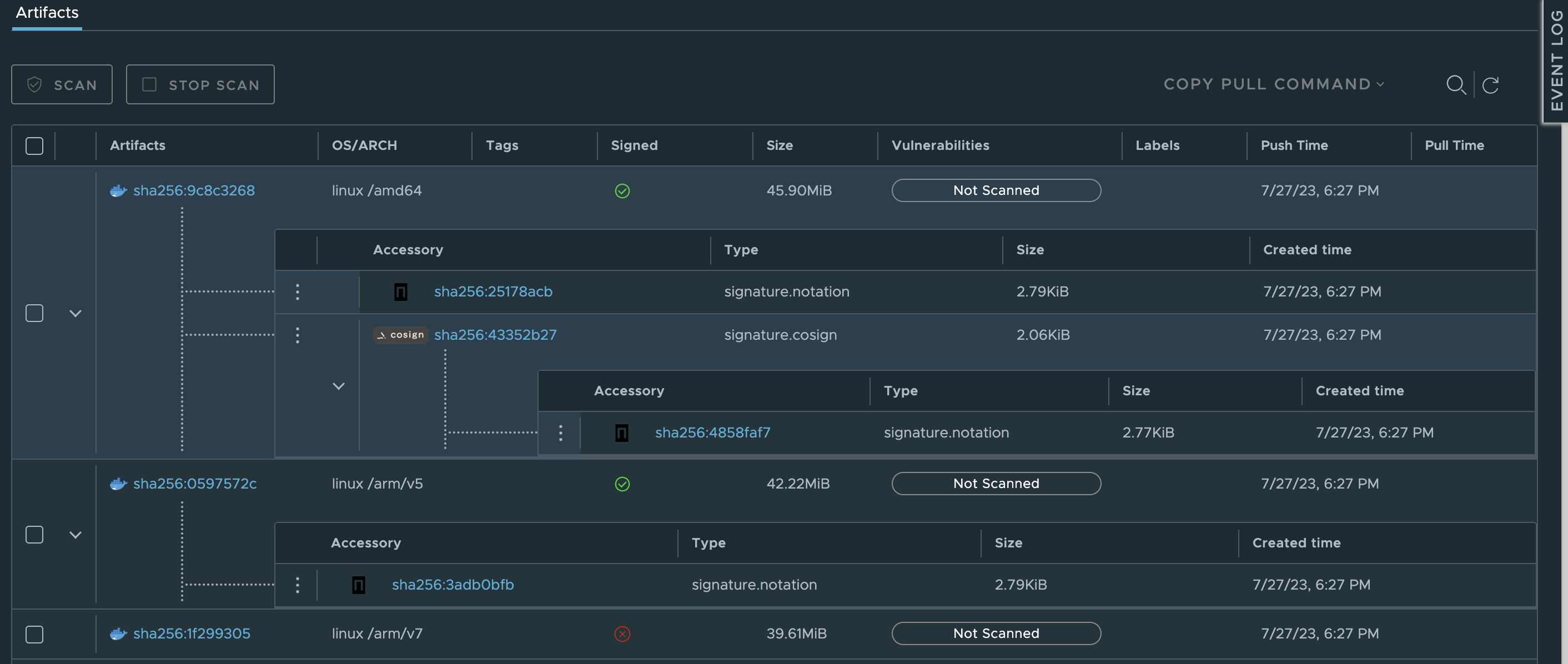 Missing accessory in pull mode replication · Issue #19044 · goharbor/harbor · GitHub