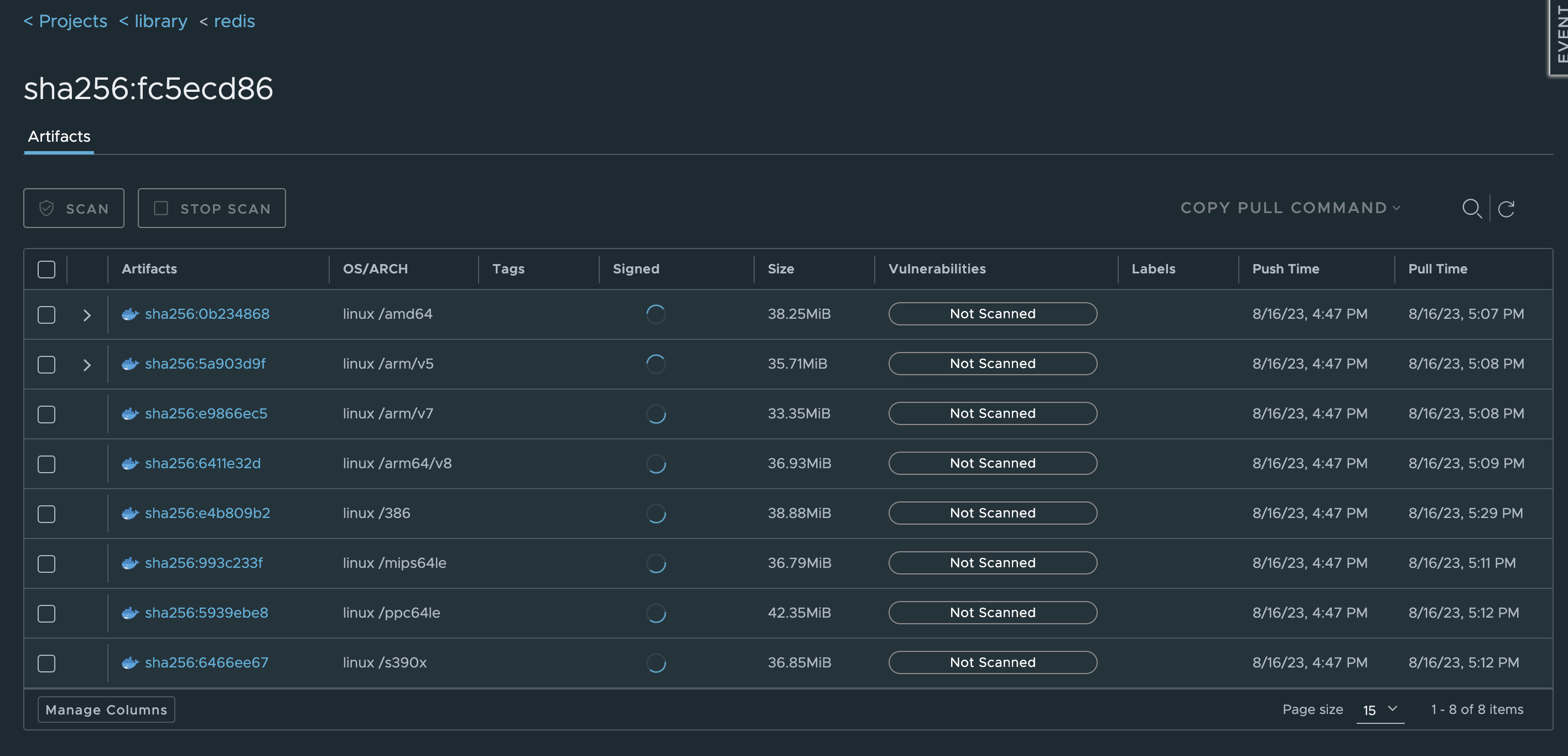 Security Hub not scanned field is incorrect · Issue #19197 · goharbor ...