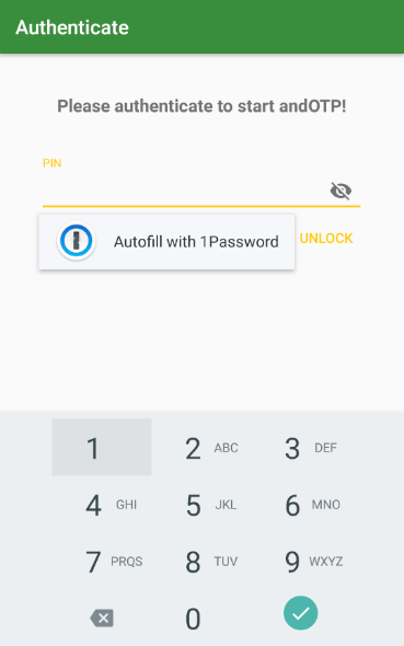 Configurable password field autofilling · Issue #493 · andOTP/andOTP · GitHub