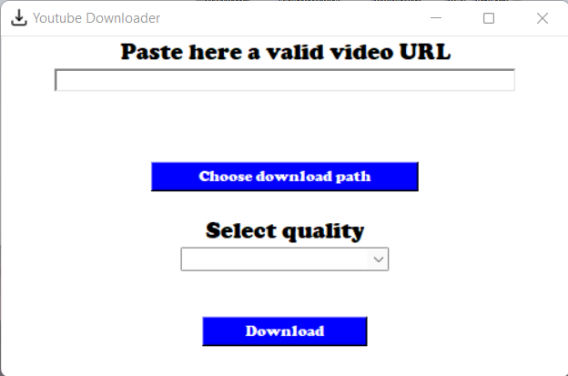 GitHub - pauladam2001/YoutubeDownloader: Python-based basic Youtube ...